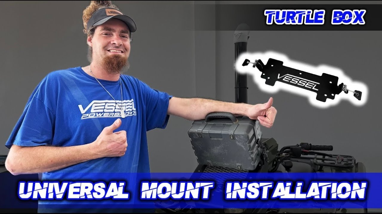 Vessel Powersports Universal Turtle Box Mount Install - YouTube