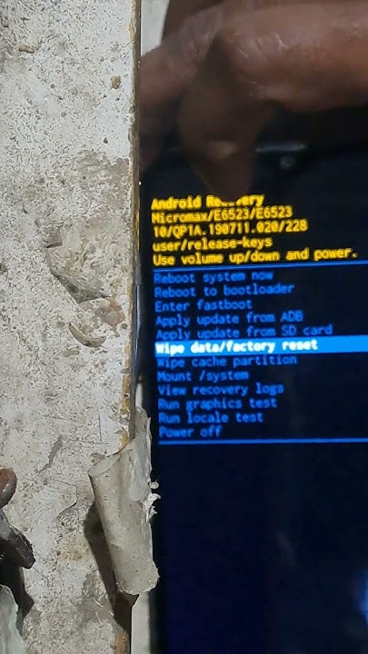 Micromax in 2b phone Hard Reset - YouTube