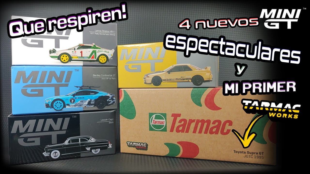 🔥Que respiren!🔪 4 nuevos Mini GT espectaculares y mi primer Tarmac 🍾 ...
