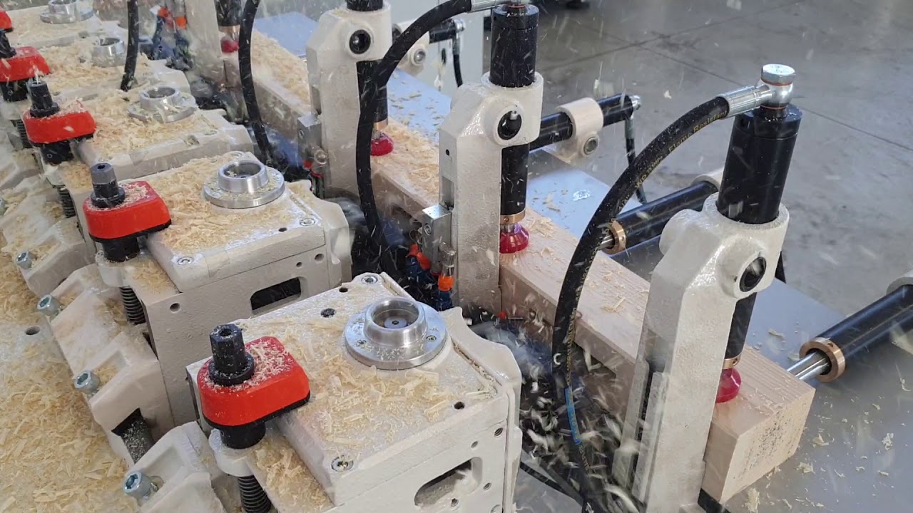 Deltawood LB3-3T Multi Head Swing Chisel Mortiser - YouTube