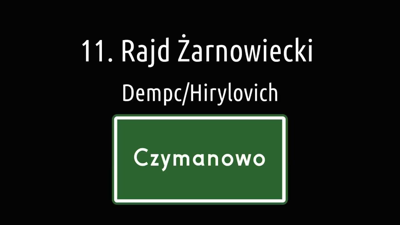 11. Rajd Żarnowiecki OS - Czymanowo - YouTube