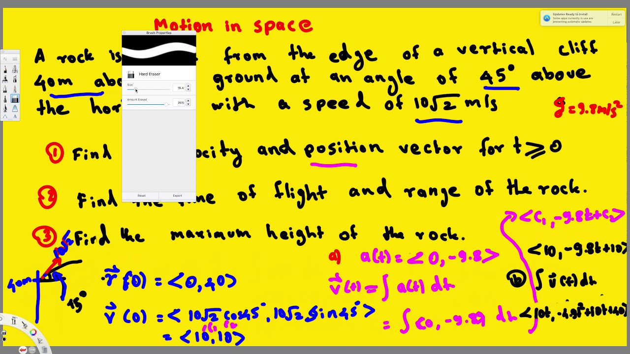 Motion in Space - Vector Calculus - YouTube