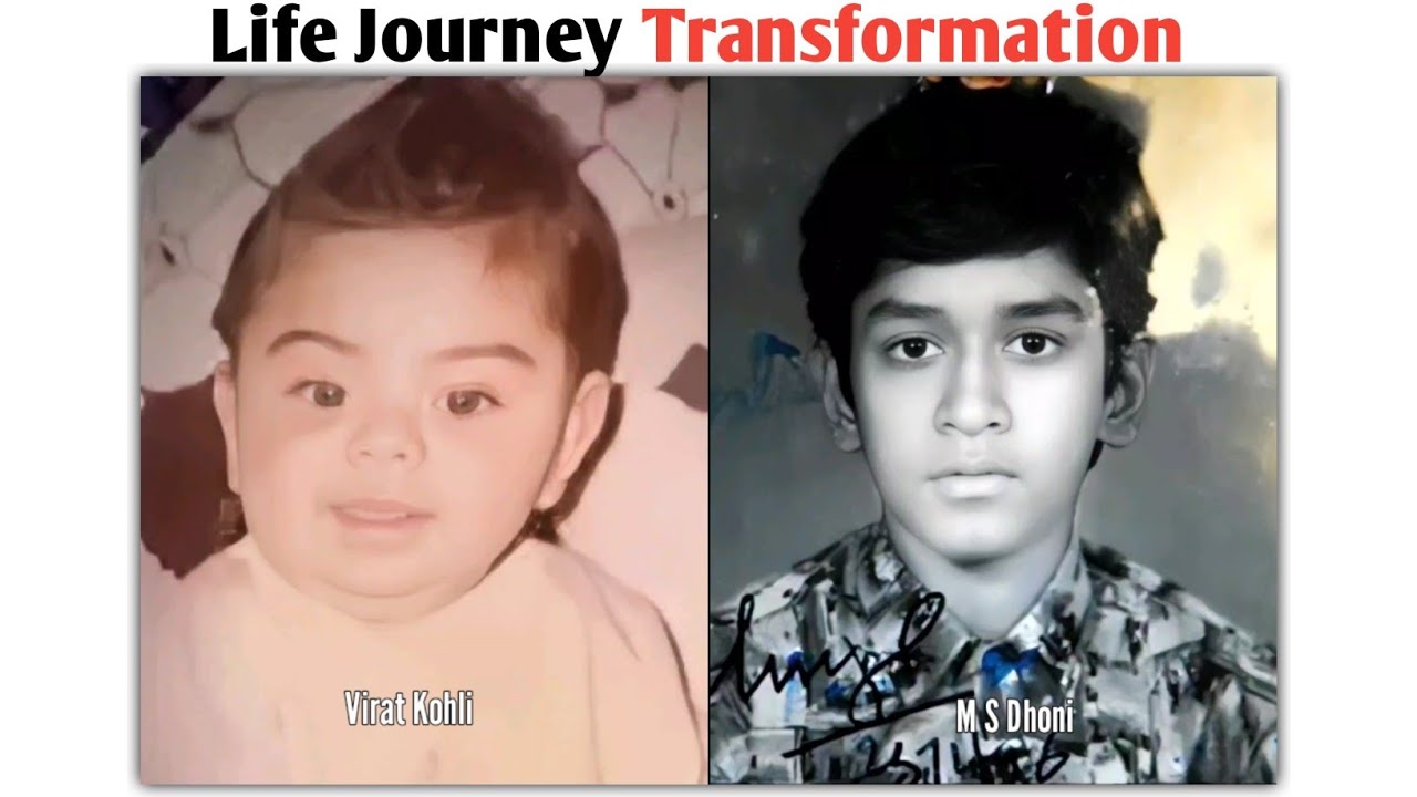 Virat Kohli & MS Dhoni Life Journey To Present #transformation | Rahul Jakhiwal - YouTube