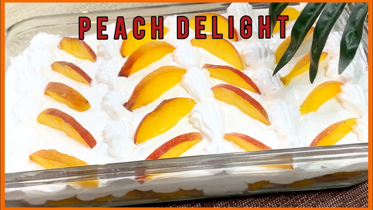 🍑 Peach Delight | Summer Special | Peach Dessert Recipe 🍑 | When RUBY ...