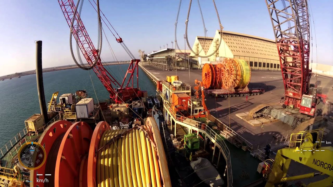 Timelapse movie of Mermaid Subsea Services project in the Persian Gulf ...