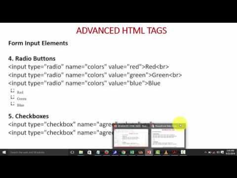 Web Design Class 13 - ADVANCED HTML FORM TAG PART 3 - YouTube