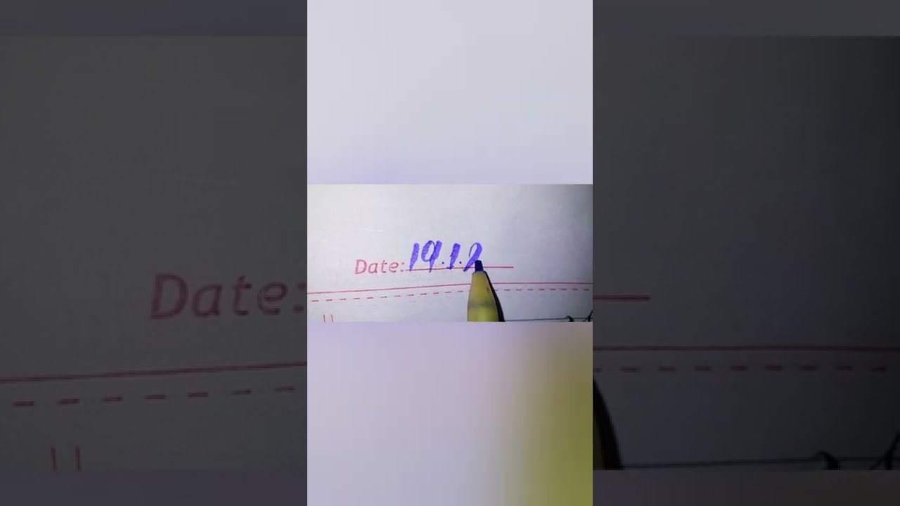 How To Write Date On Your Page YouTube How To Write Date On Your Page YouTube
