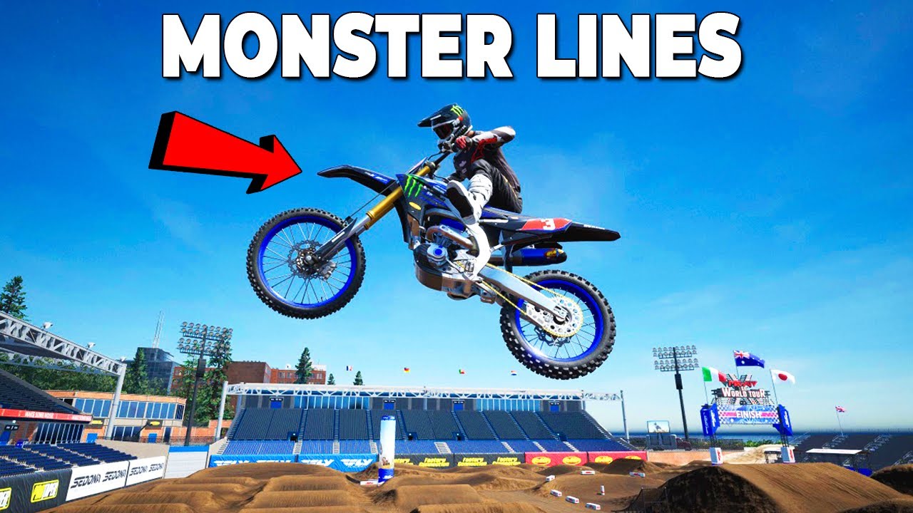 Monster Lines With Tomac In MX vs ATV Legends - YouTube