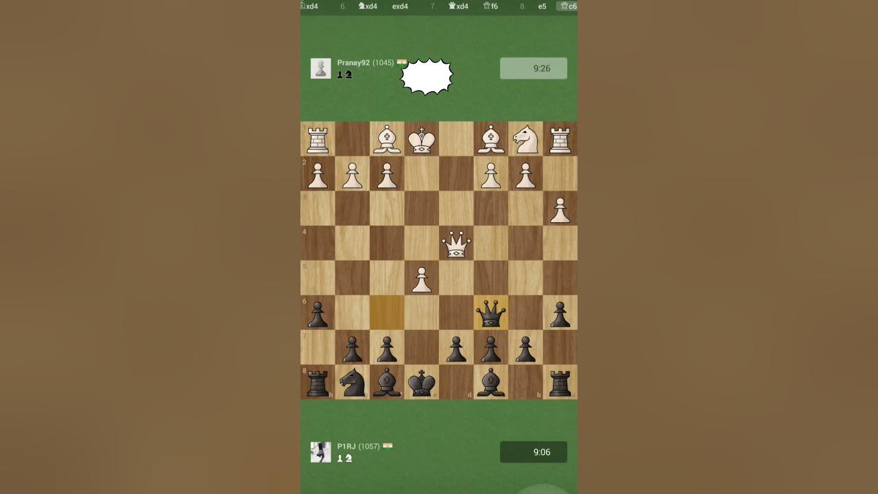 Asterisk(P1RJ) vs Pranay92 | Winner by Resignation| Rapid Rating | #chess#chessgame # ...