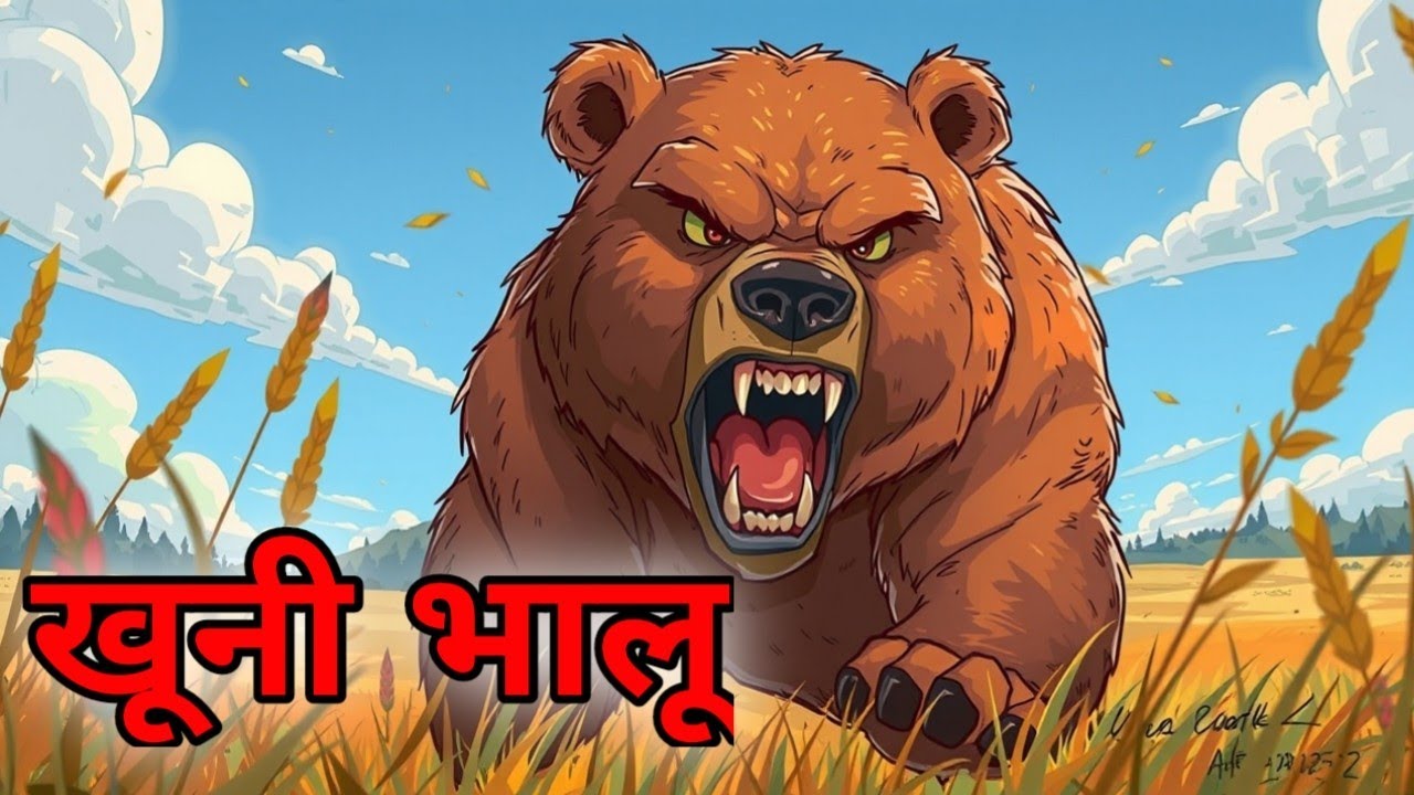 khuni Bhalu || खूनी भालू की कहानी || #viralcartoon #cartoon #animation ...