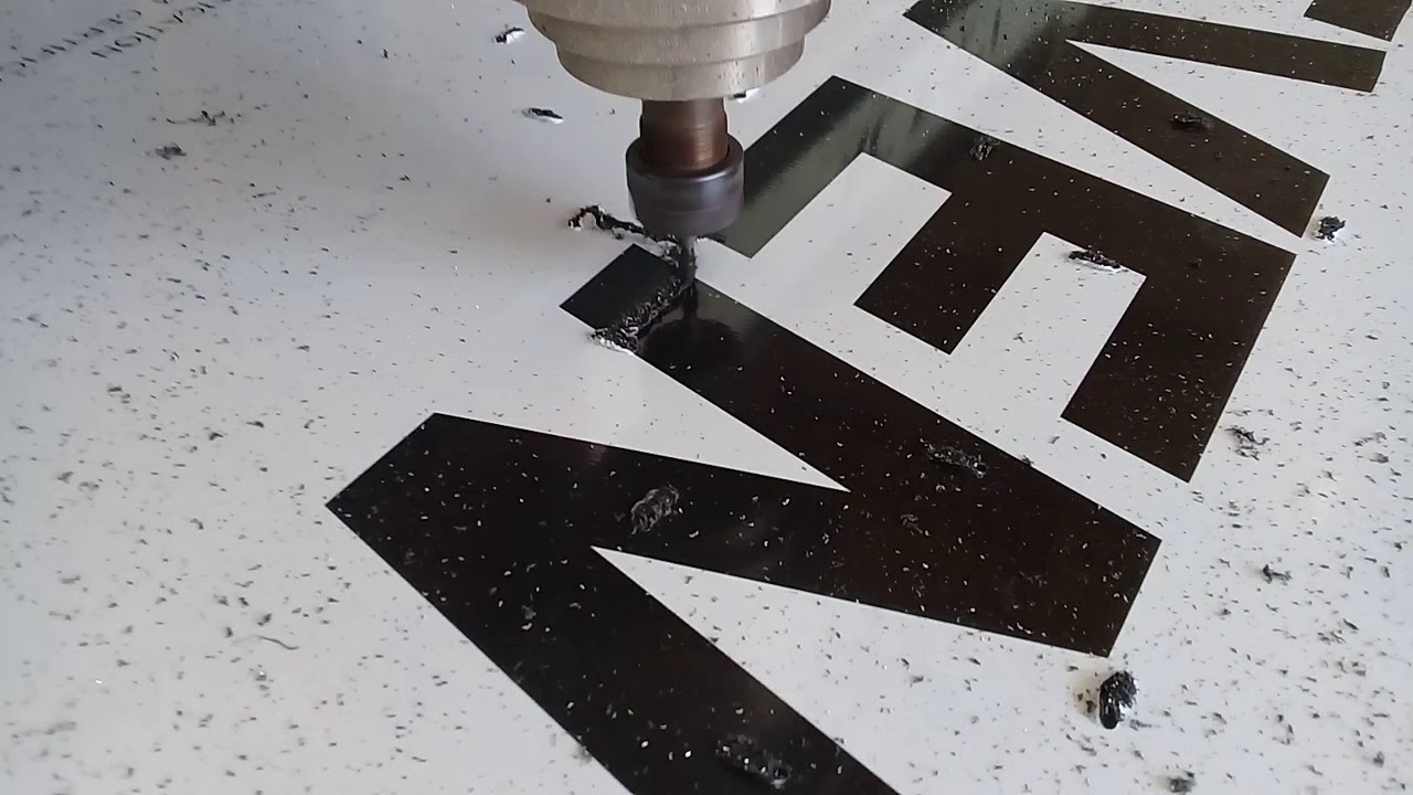 LASER CUTTING ACP - YouTube