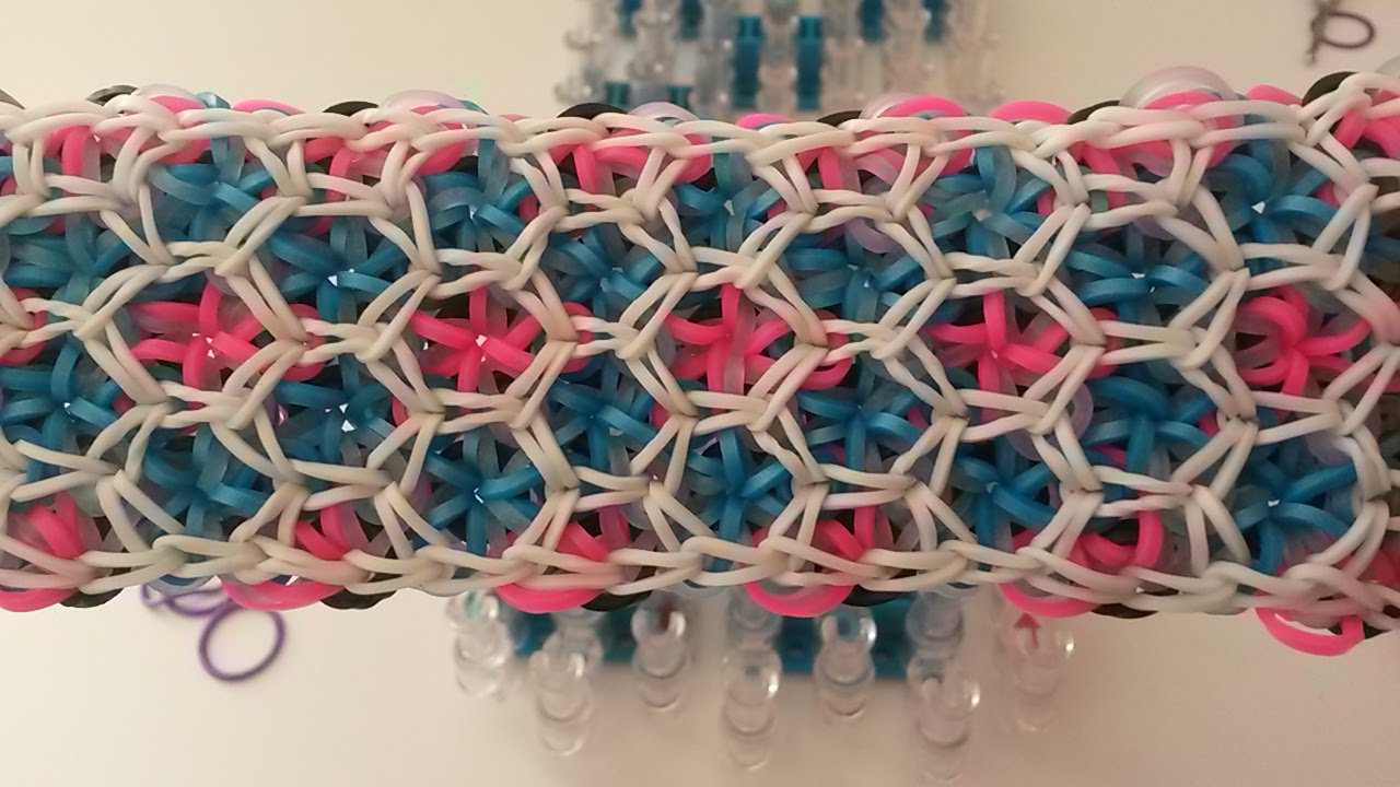 NEW! Turtle Shell Bracelet on the Rainbow Loom - YouTube