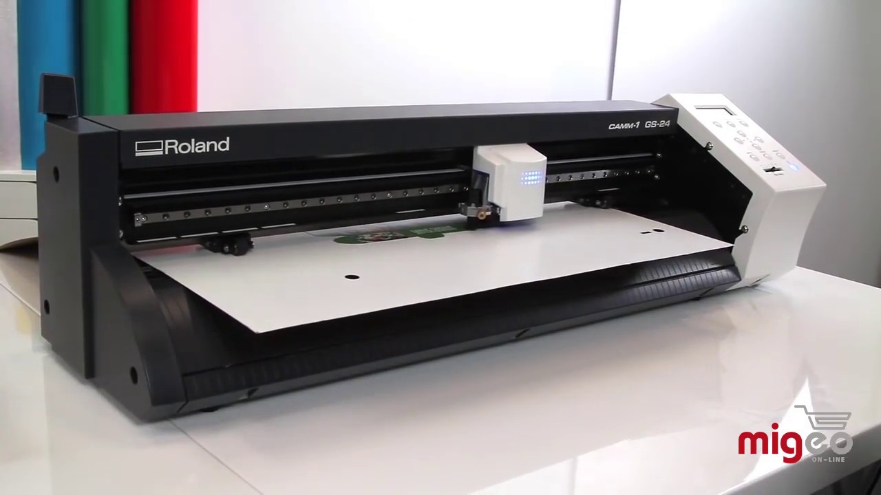 Plotter de Corte ROLAND CAMM-1 GS-24 | MIGEO.CL - YouTube