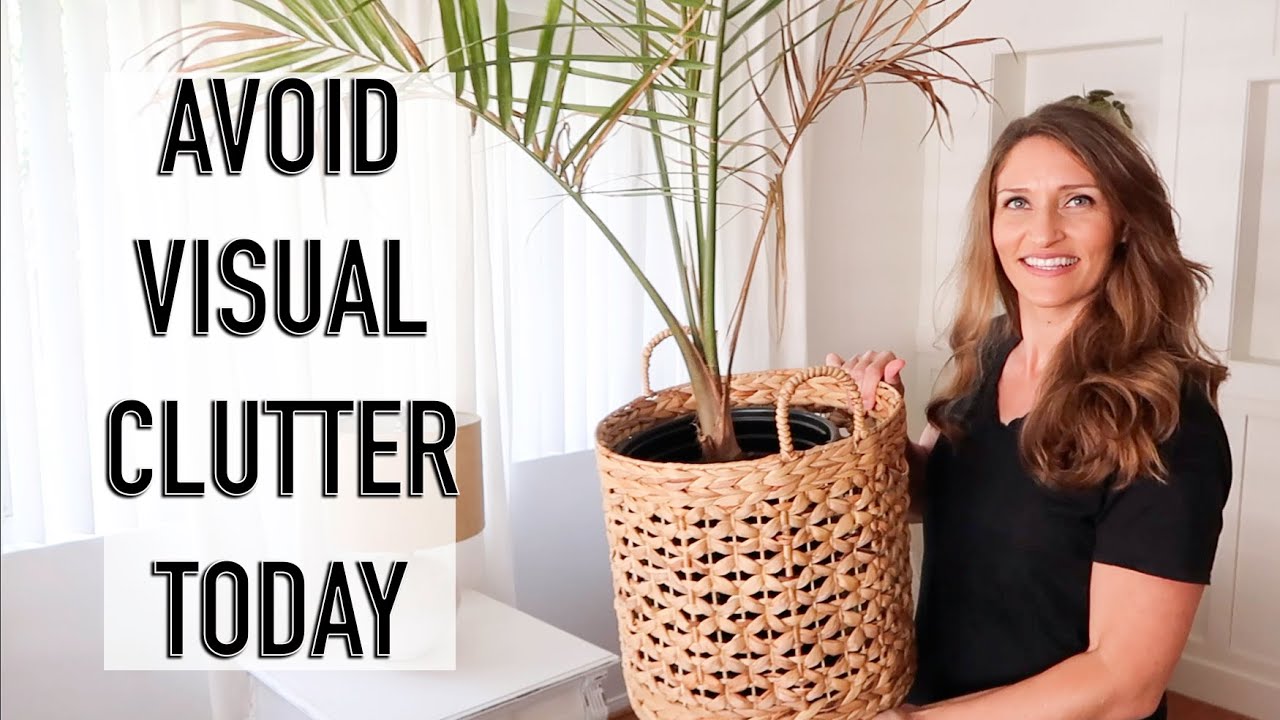How To Reduce Visual Clutter in Our Minimalist Home - YouTube