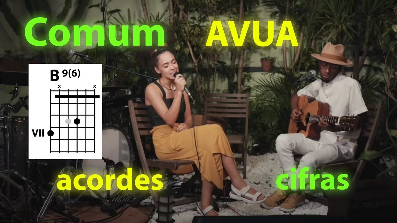 ÀVUÀ COMUM tutorial cifras ao violâo acordes de guitarra - YouTube