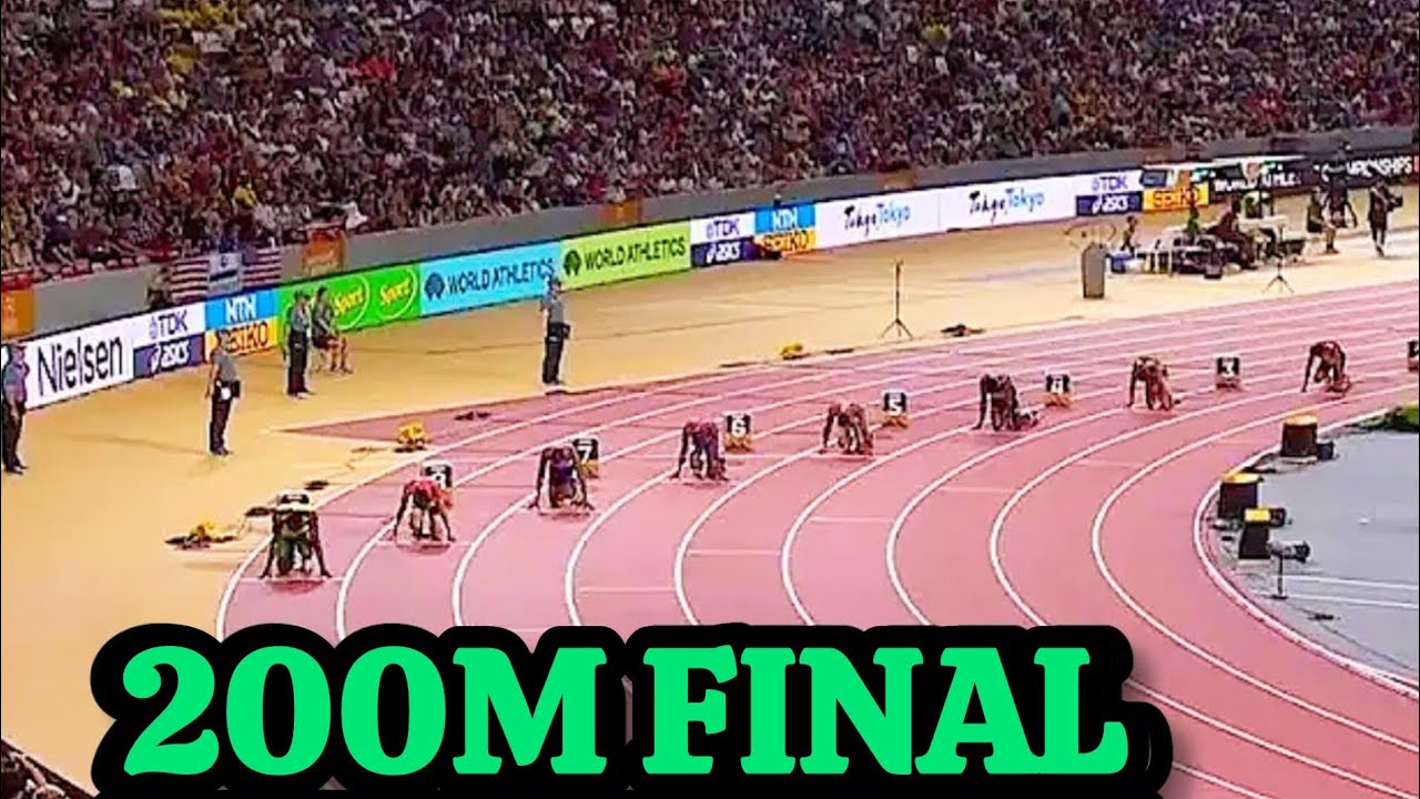 FULL RACE 200 Meters Final Noah Lyles Battles Letsile Tebogo (Coming ...