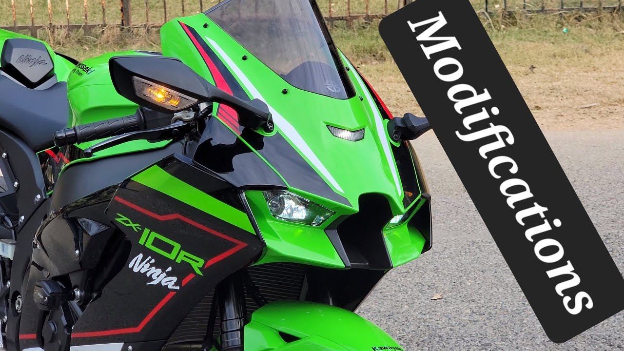 ZX10R 2021 Modifications - YouTube