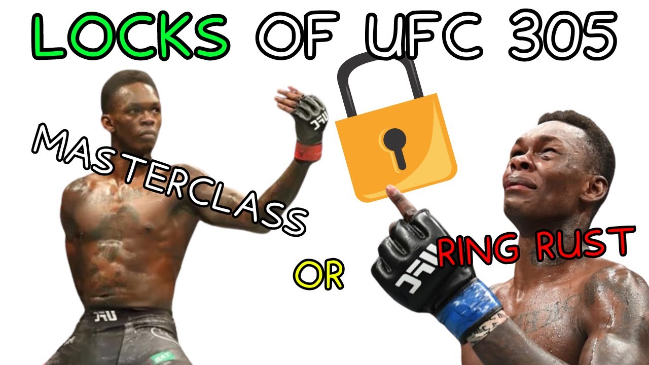 The Rare Locks of UFC 305 (These will 100% Happen) - YouTube