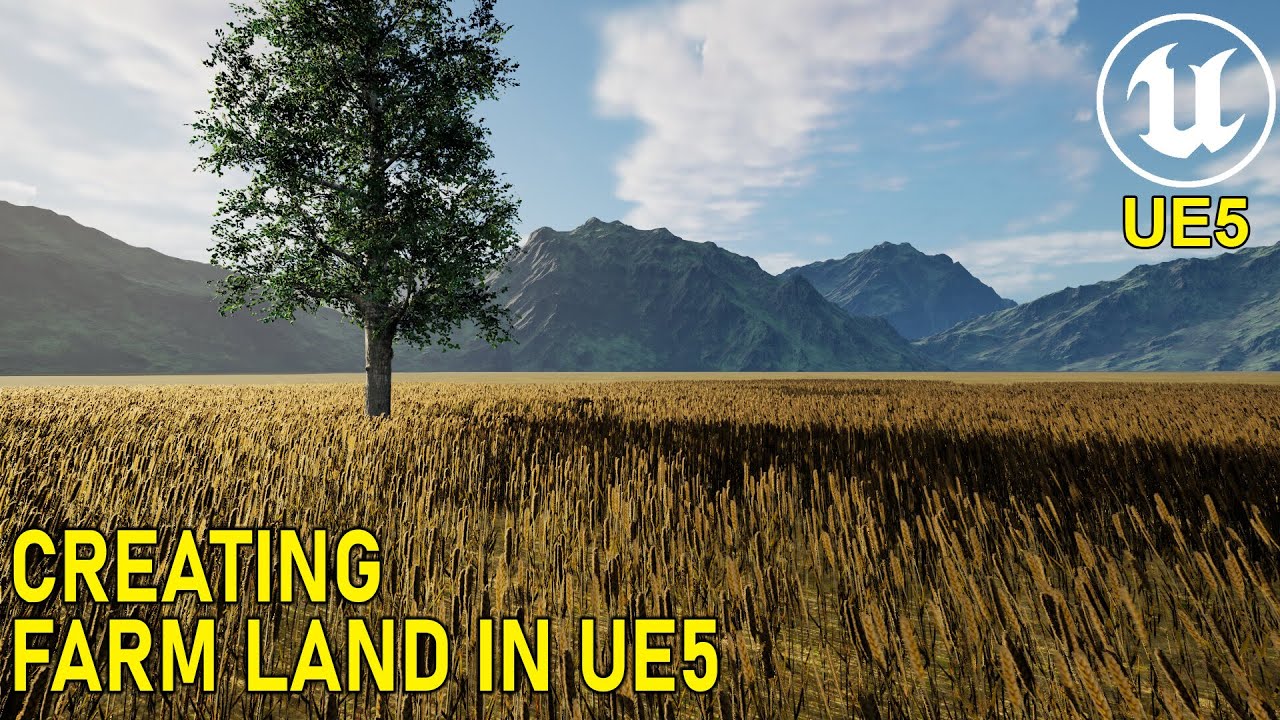 Unreal Engine 5 Simple Environment Farm Land #81 - YouTube
