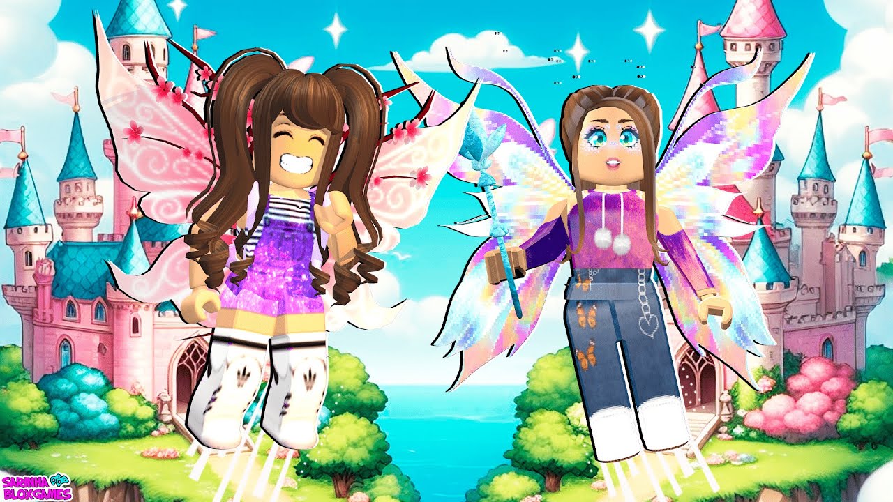 VIRAMOS FADAS E CONSTRUÍMOS NOSSO CASTELO💖 Roblox Fairy Powers Tycoon ...