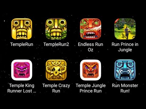 temple run, temple run 2, Endless run oz, run prince in jungle, temple ...