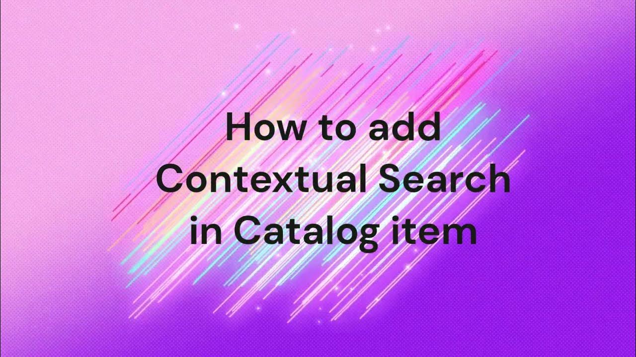How to add Contextual Knowledge Search in Catalog Item | Servicenow | Service Catalog | Learn ...