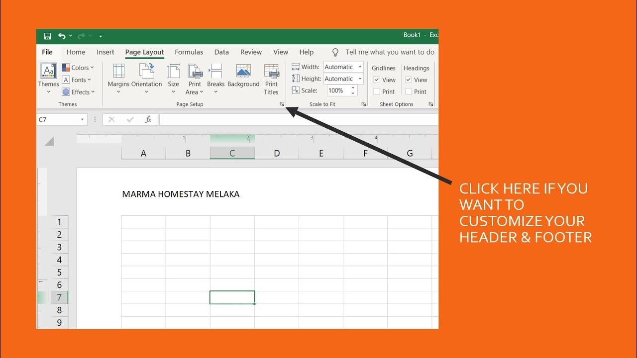 How to add letterhead in excel - YouTube