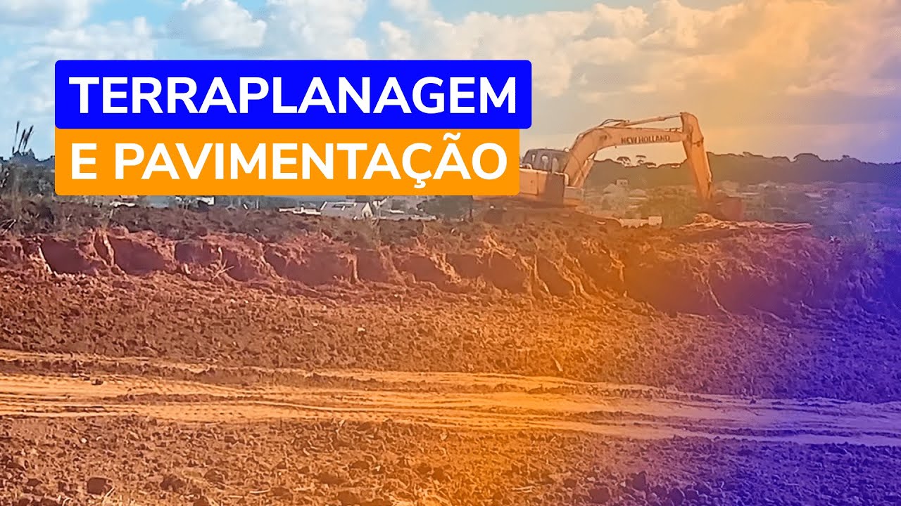 Veja como é feita a TERRAPLANAGEM em uma obra - YouTube