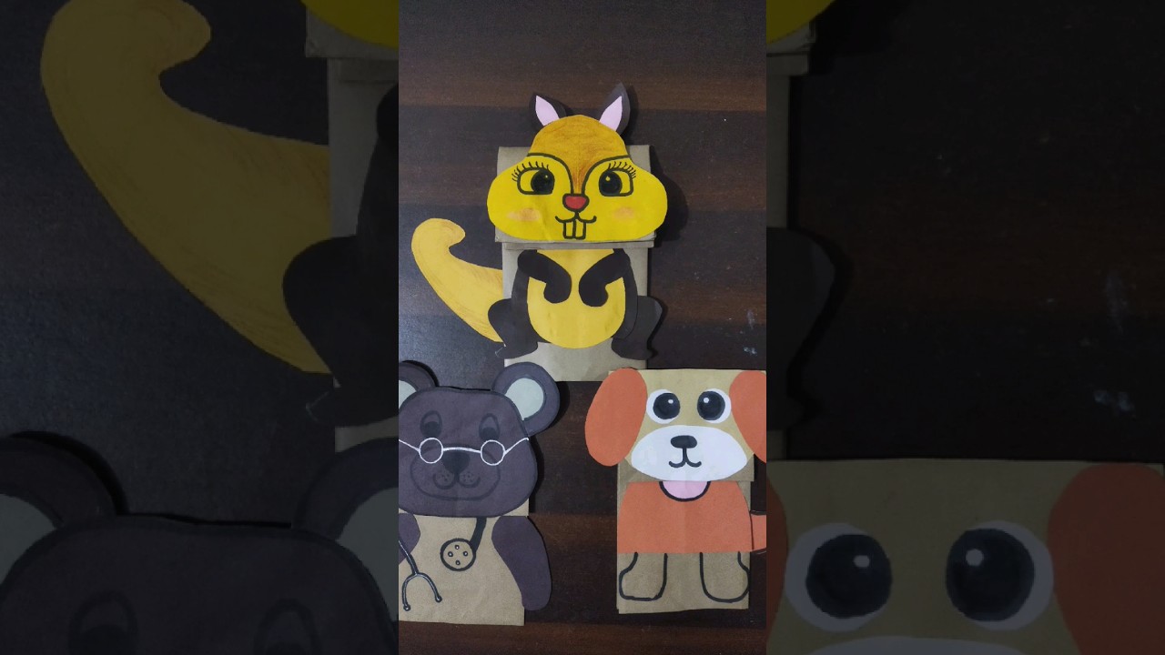 how To Make Paper Bag Puppet easy Paper Bag Puppet diy Puppet Craft how To Make Paper Bag Puppet easy Paper Bag Puppet diy Puppet Craft
