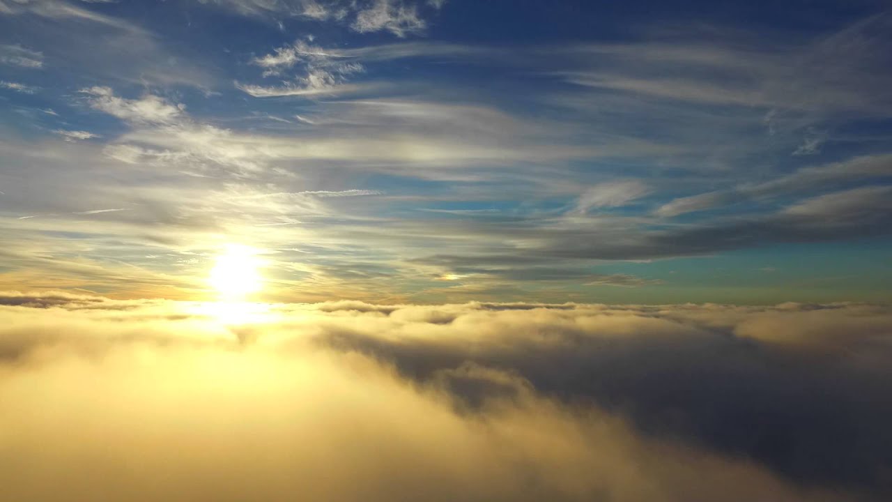 Drone video - DJI Inspire 1 on high altitude above clouds - Sky - YouTube