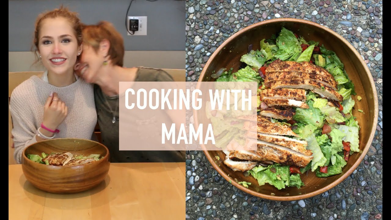 CHICKEN SALAD RECIPE // COOKING WITH MY MOM | Mel Joy - YouTube