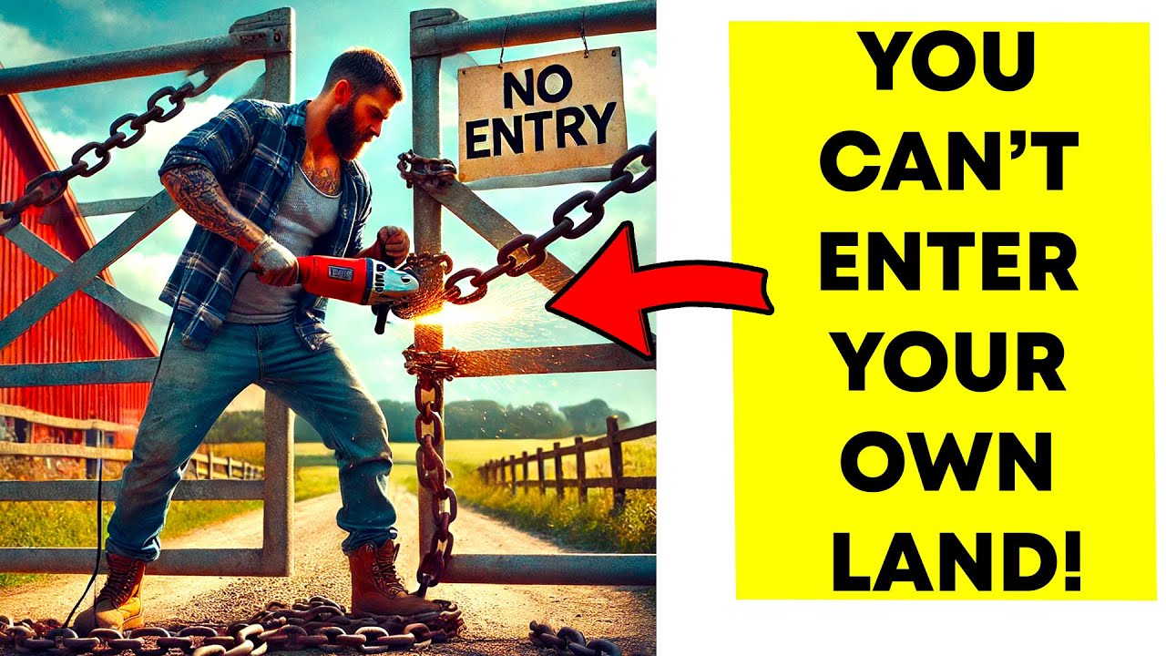 HOA Blocks My Farm Entrance With a Massive Chain and Padlock Until I ...