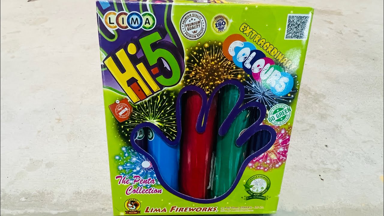 Hi5 -Lima Fireworks (5 Chotta fancy each different function) - YouTube