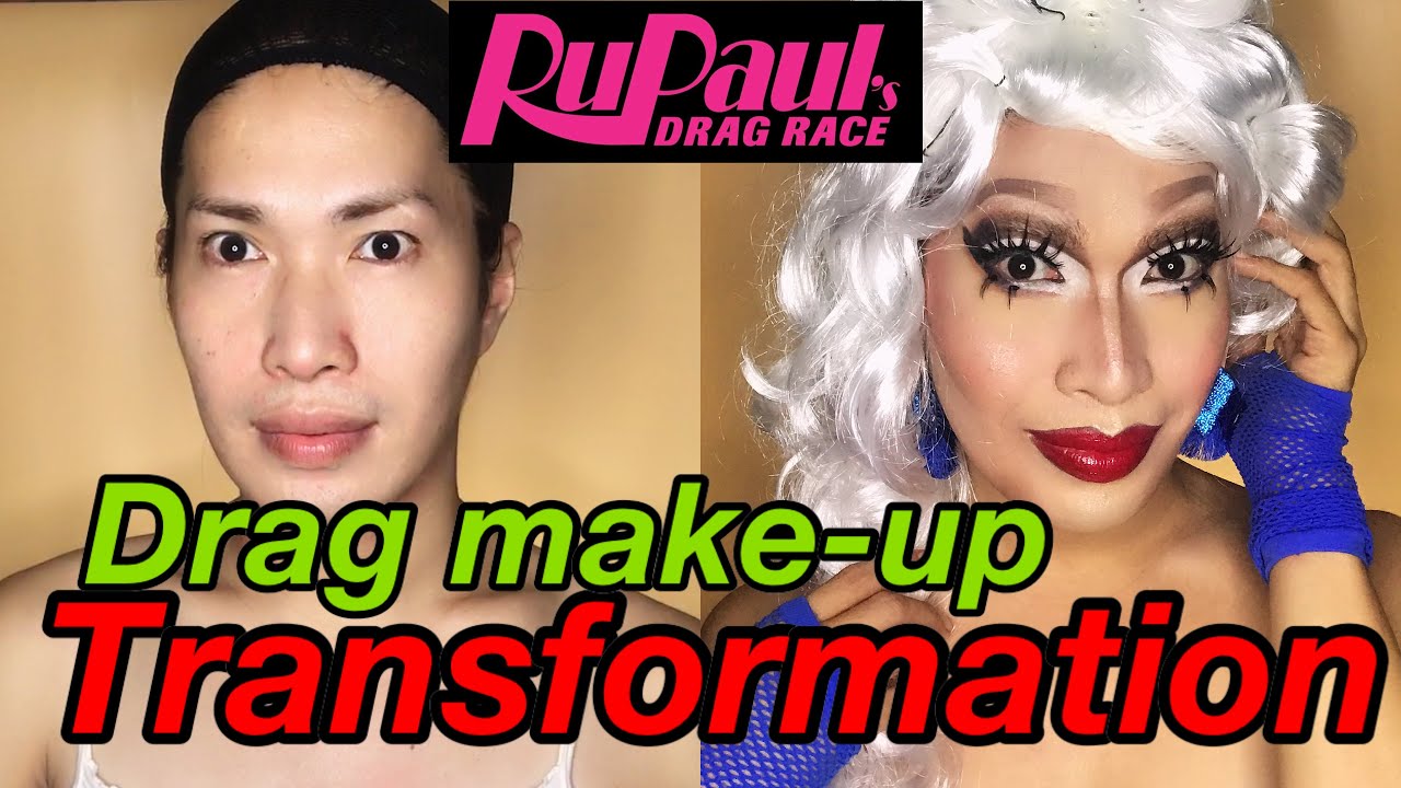 DRAG QUEEN MAKE-UP TRANSFORMATION - YouTube