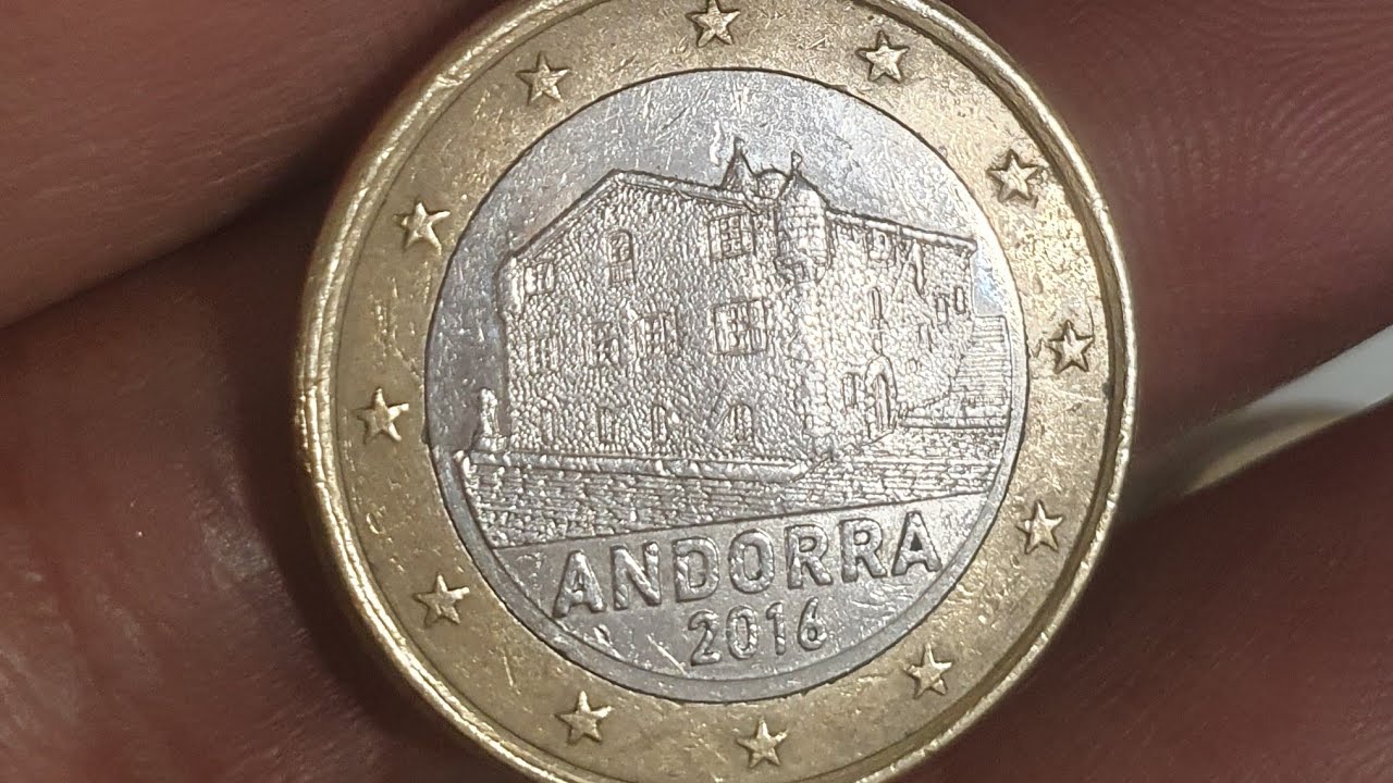 Andorra 1 Euro 2016 Coins "RARE" #youtube #coins - YouTube