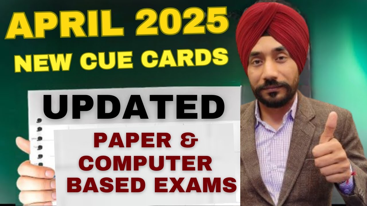 Breaking News! New Cue Cards Added For 12,26 April Paper & Computer ...