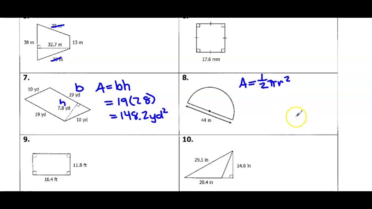 G6LO2B - Area of Plane figures - YouTube
