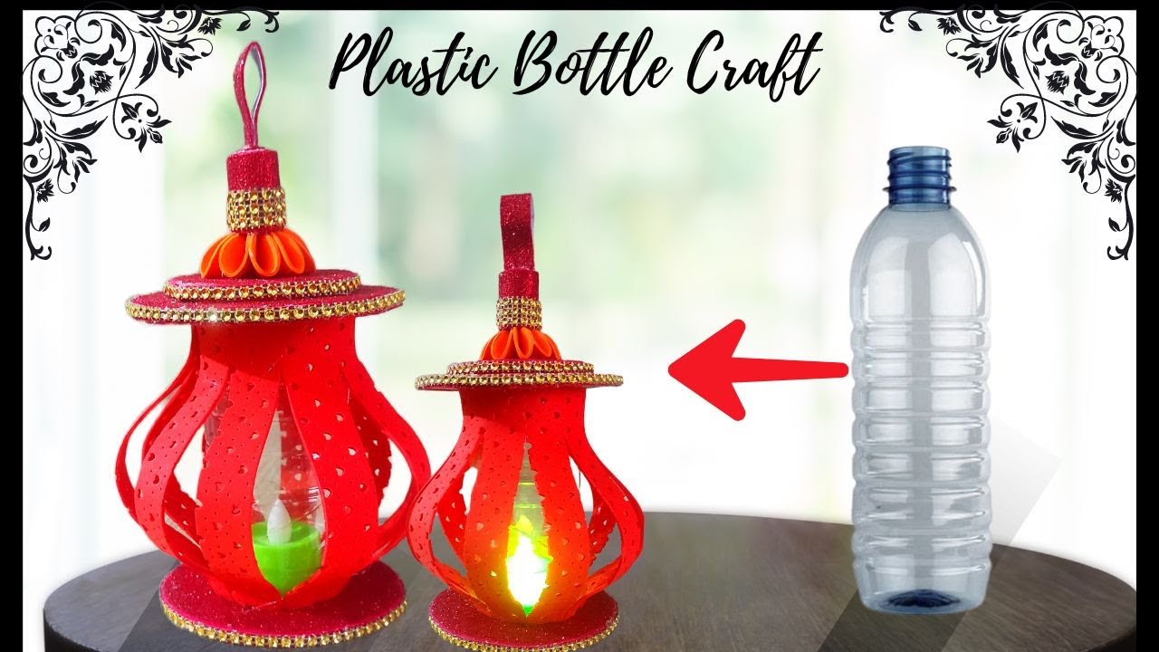 Easy Lantern Making / Plastic Bottle Craft Ideas / Best out of Waste ...