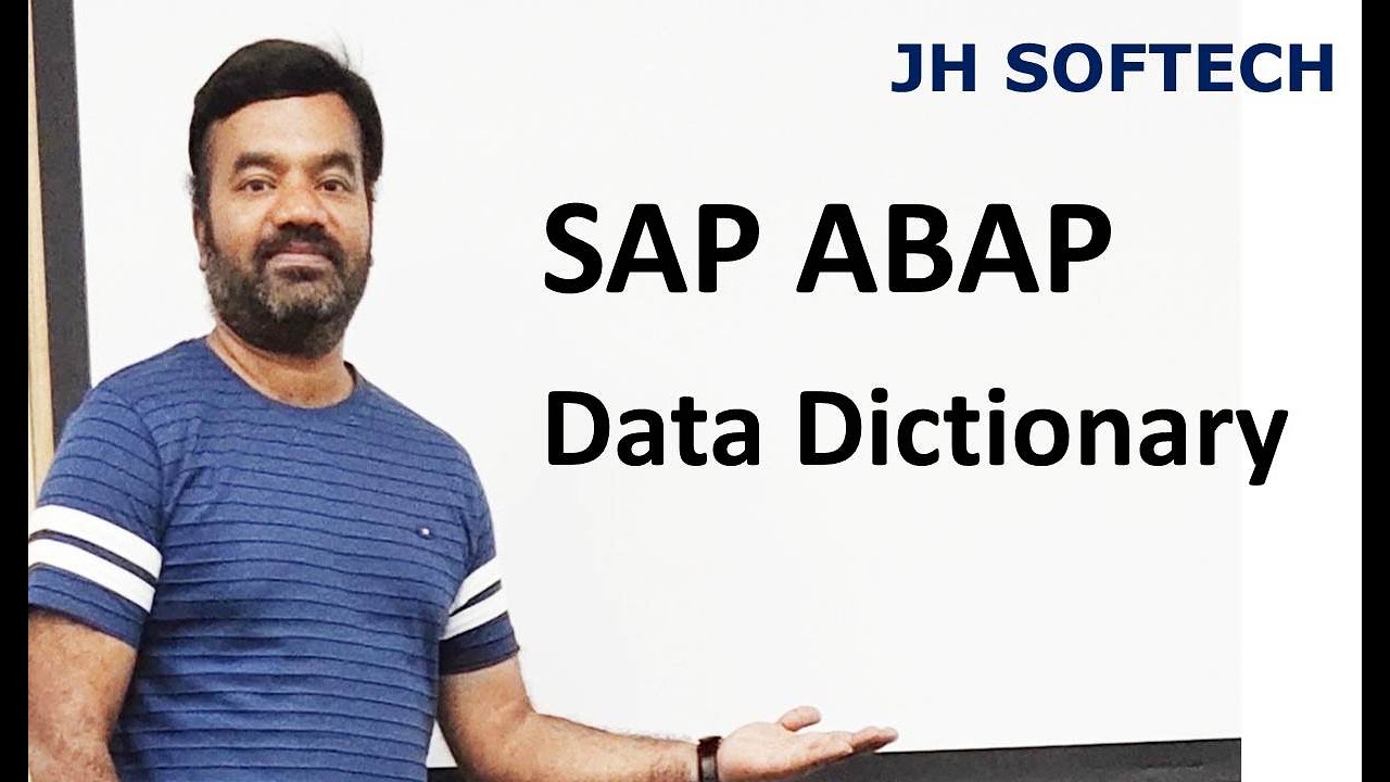 Sap Abap Data Dictionary Youtube