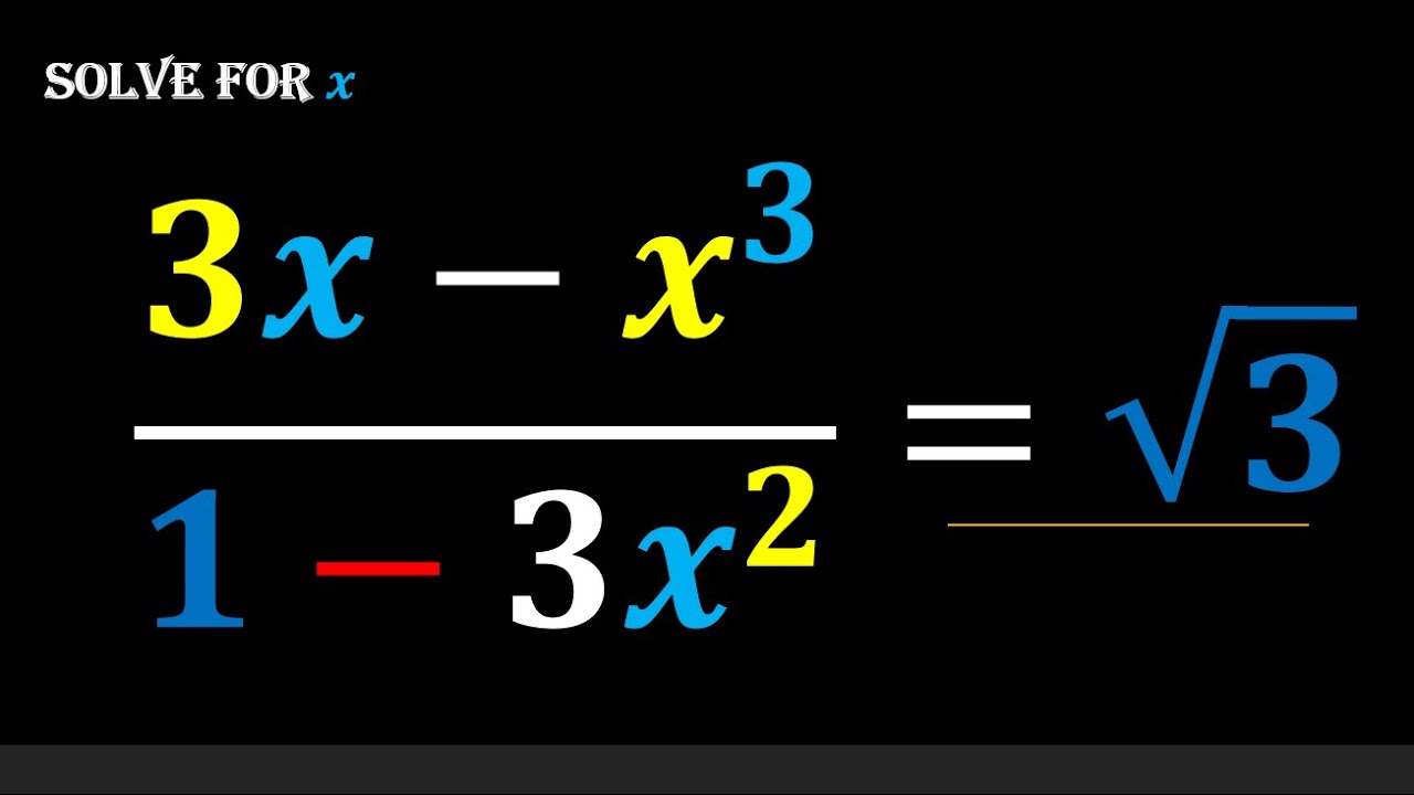 Olympic math question - Solving a radical polynomial with trig ...
