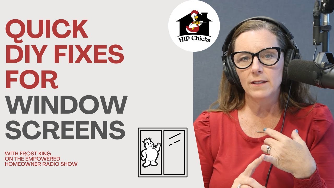 Temporary Window Screen Repair | Fast DIY Fixes with Frost King | The ...