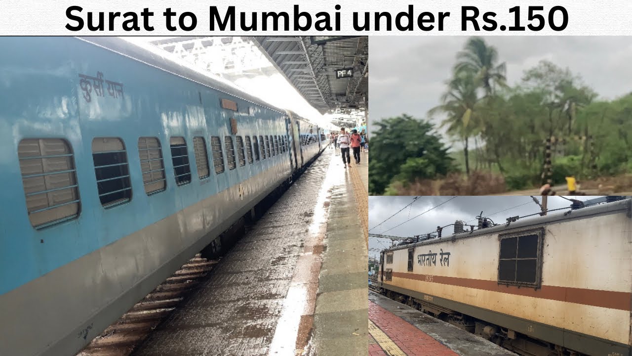 Surat to Mumbai in travel in budget | Intercity Express - YouTube