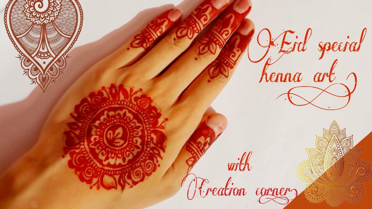 Mandala henna art on hand/ Eid sepcial mehendi with @Creation_corner ...