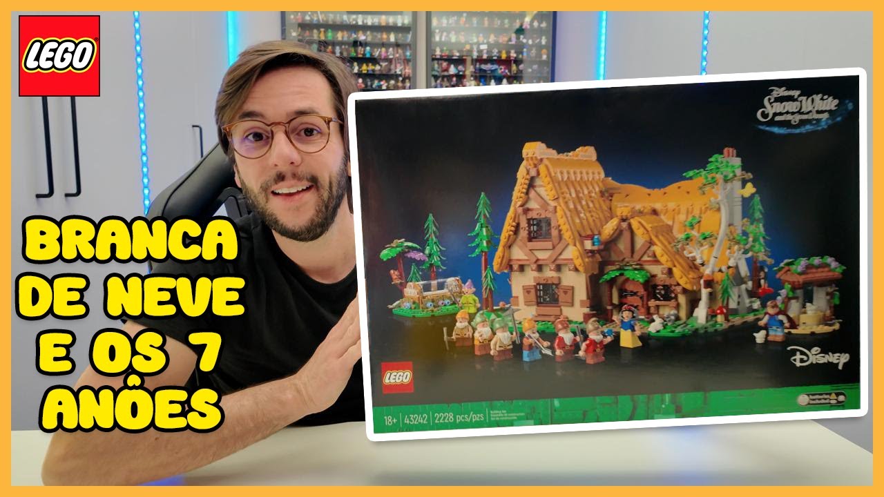 LEGO Casa da Branca de Neve e os Sete Anões (Unboxing, Review) - YouTube