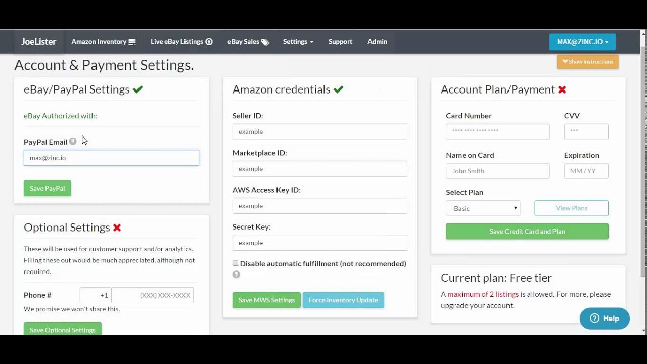 JoeLister - Connecting Your Accounts - YouTube