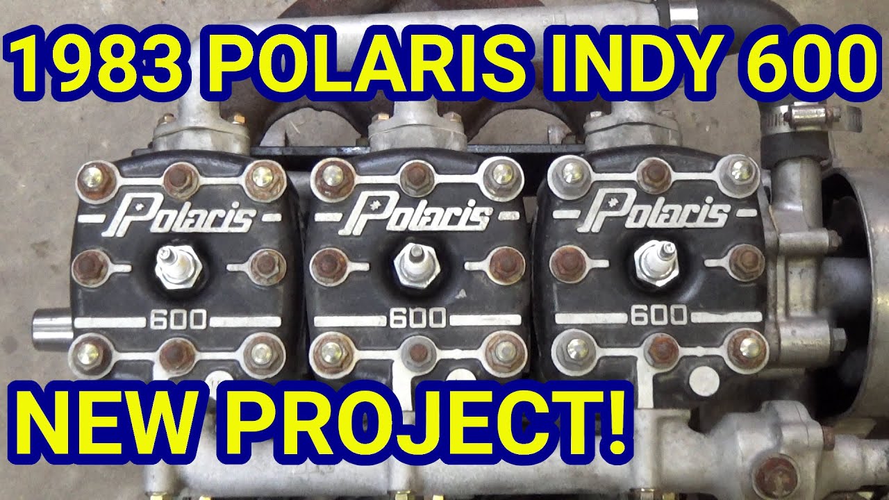1983 Polaris Indy 600 Project. Vintage Triple Snowmobile. Classic Sled ...