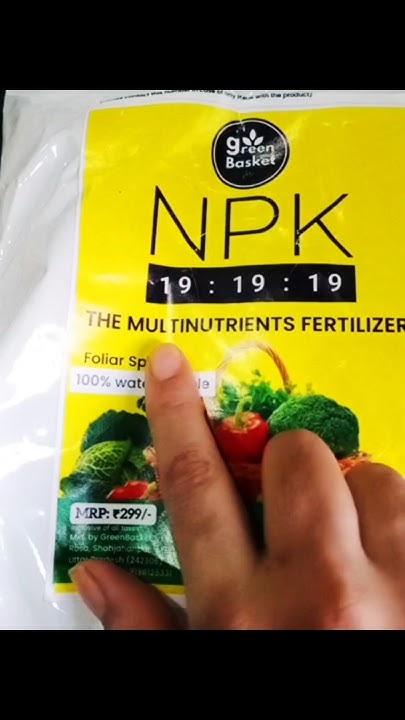How to use NPK Fertilizers // NPK 19:19:19#shorts #youtubeshorts #gardening #fertilizer#npk# ...