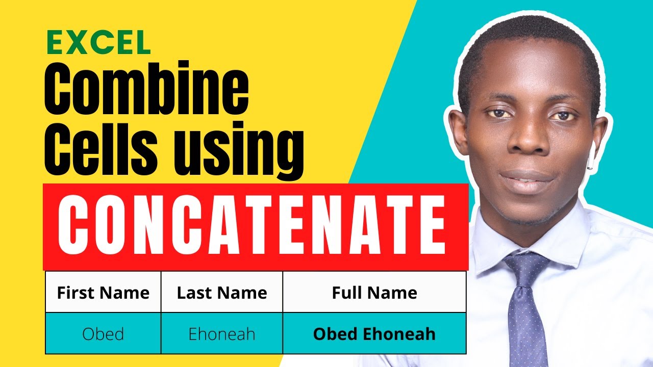 How To Combine First Last Names In Excel Using CONCATENATE Function How To Combine First Last Names In Excel Using CONCATENATE Function