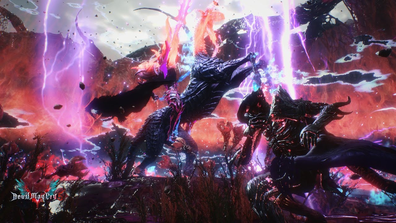 【DMC5】 Nelo Angelo Vergil vs Geryon Knight Cavaliere Angelo【Devil May ...