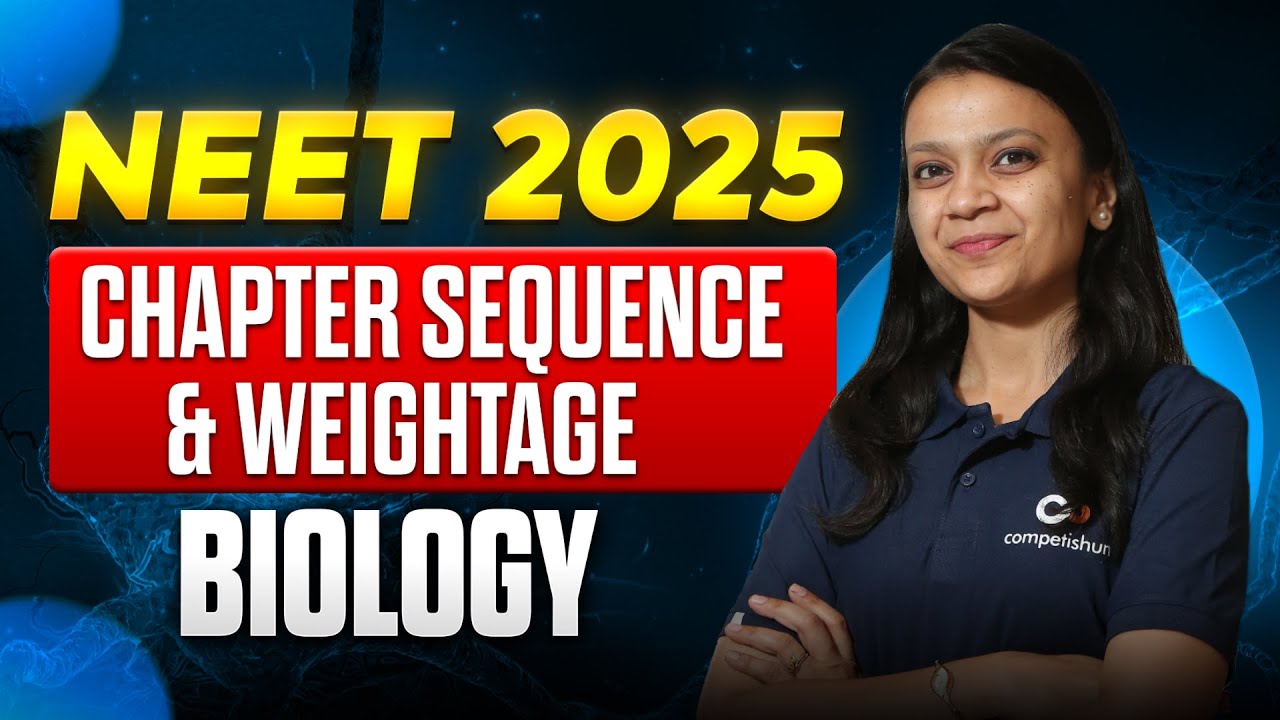 Biology Chapter Sequence for NEET | Biology weightage for NEET 2025 ...